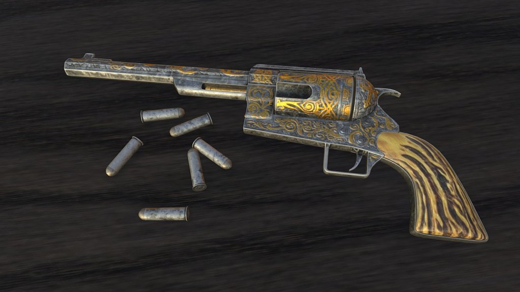 Revolver Scroll work - Download Free 3D model by Cschulz [f5dc6b1 ...