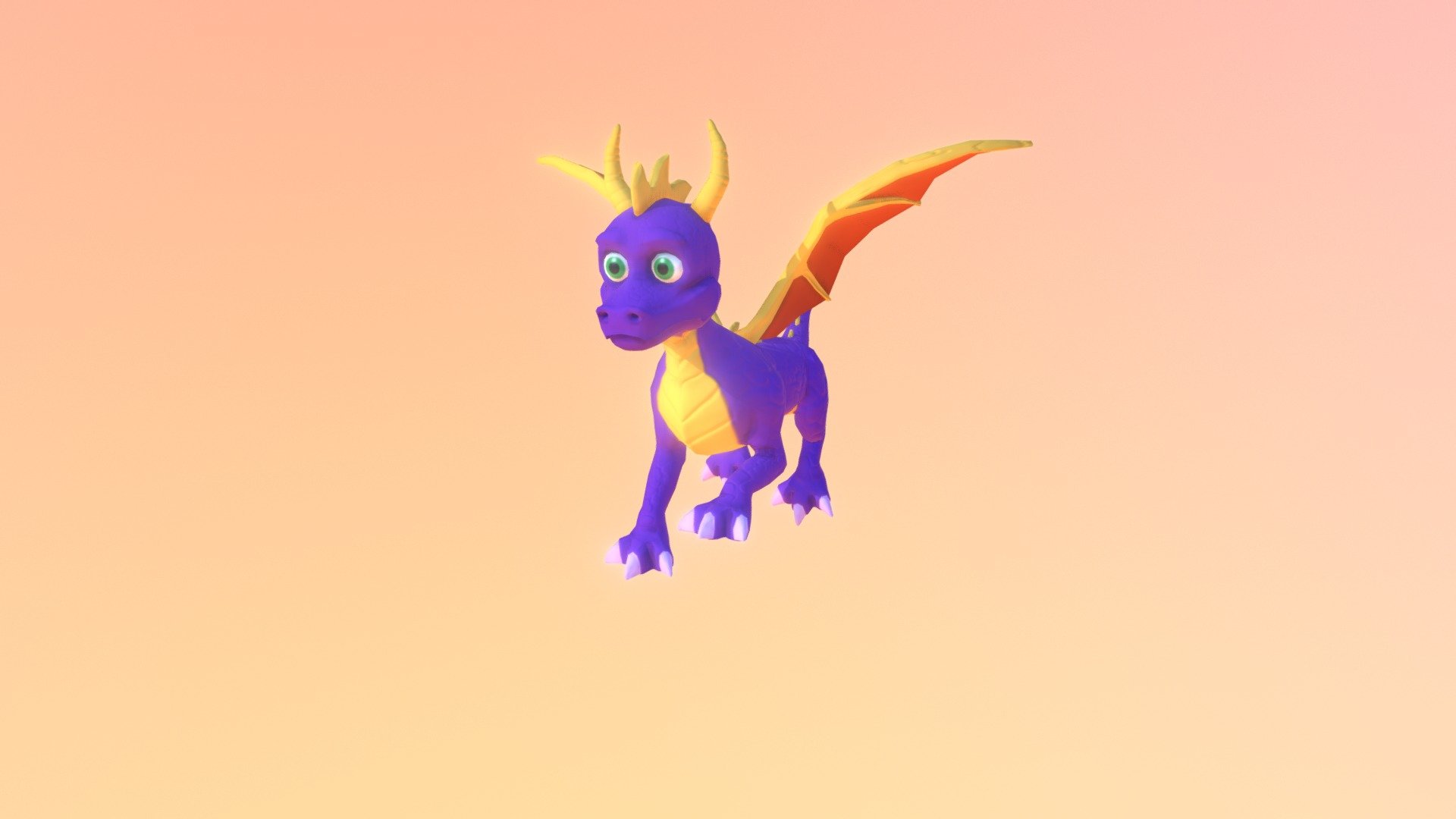 Spyro - Falling - 3D model by callum.w.nuttall [f5dccbb] - Sketchfab