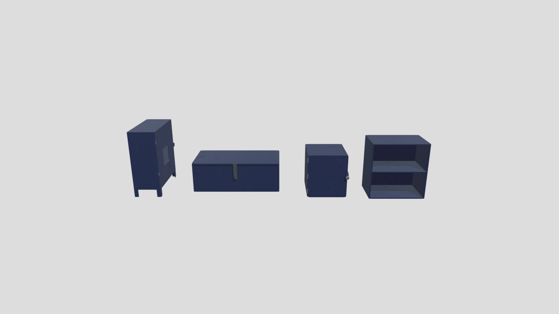 Storage Boxes - 3D model by Asset-World [f5dd362] - Sketchfab