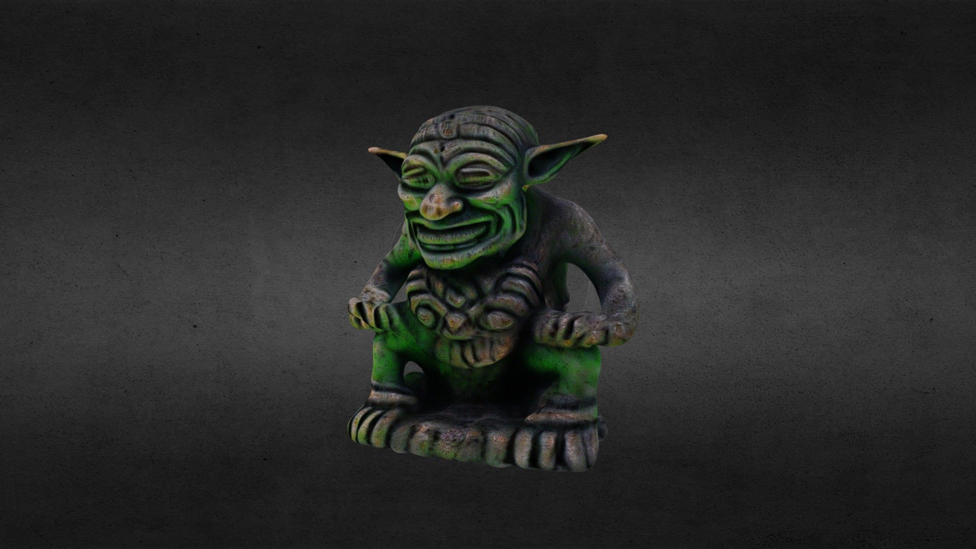 Goblin Statue - 3D model by curiousmagic [f5de875] - Sketchfab