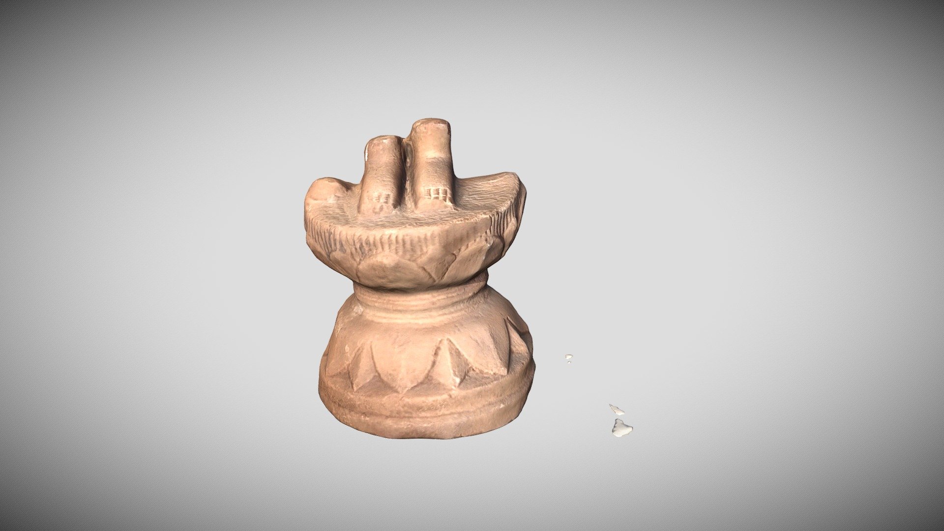 Lotus base sandstone of Buddha statue - 3D model by jirawat.so [f5dec2f ...