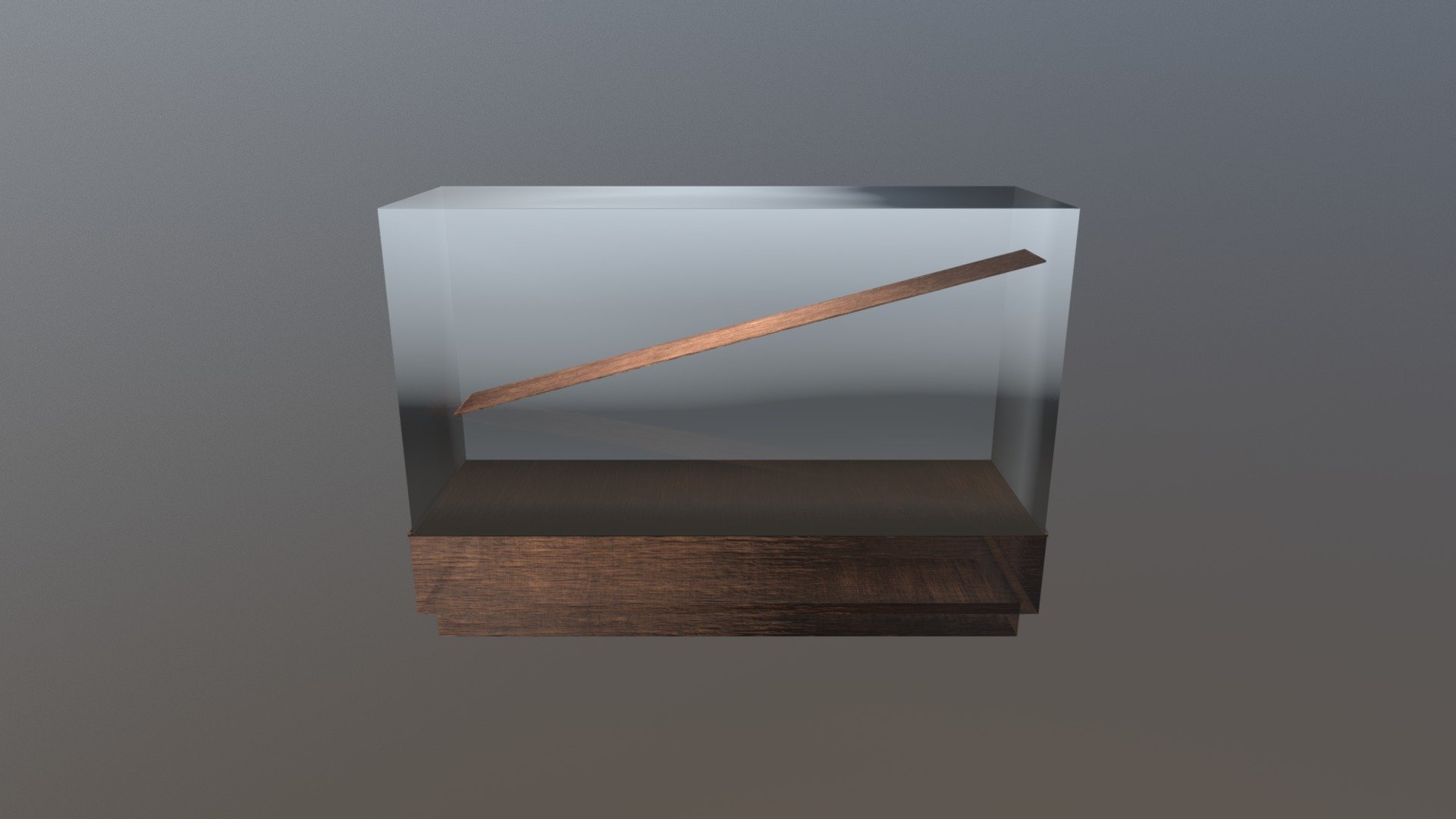 Broken Display Case - 3D model by afrenette220 [f5dee75] - Sketchfab