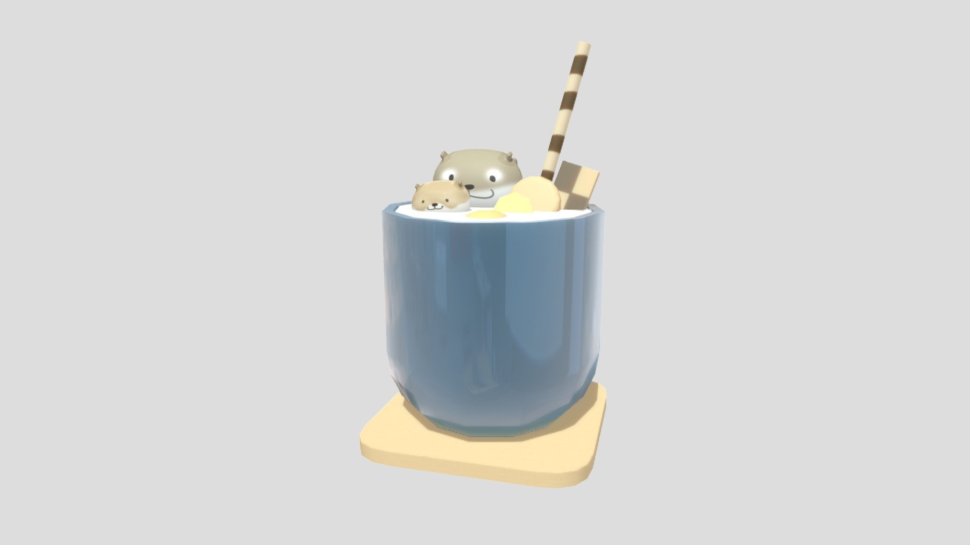 甜點 - Download Free 3D model by AHN (@a26709699) [f5df017] - Sketchfab