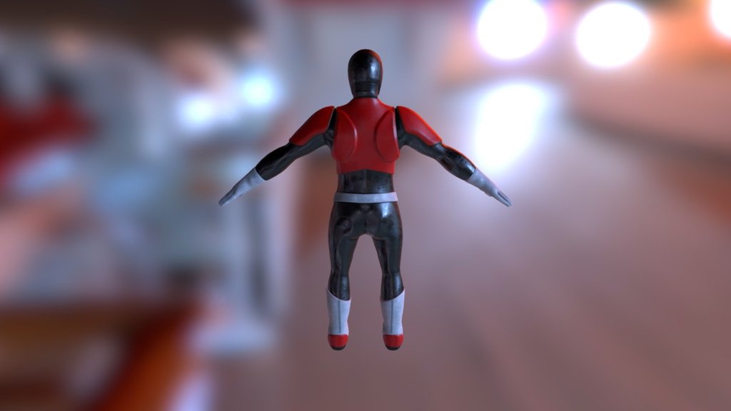 RangerRed - 3D model by causelessgiant [f5dfaea] - Sketchfab
