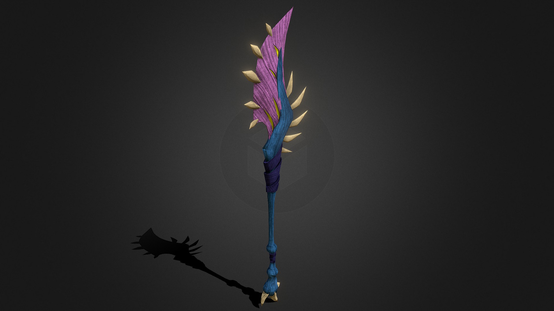 Mage's Staff - 3D model by Sarah.El.Sergany [f5e063c] - Sketchfab