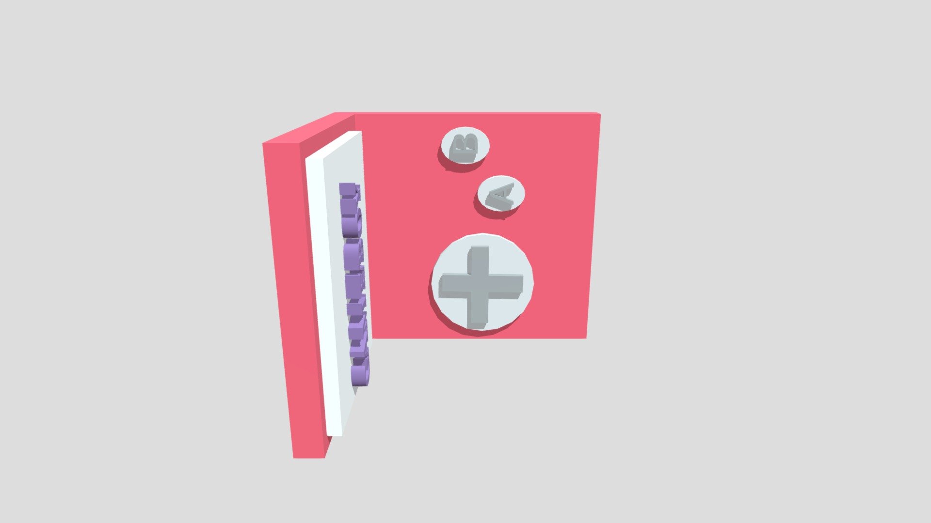gameboy Advance Sp - 3D model by kinv7 [f5e1b56] - Sketchfab