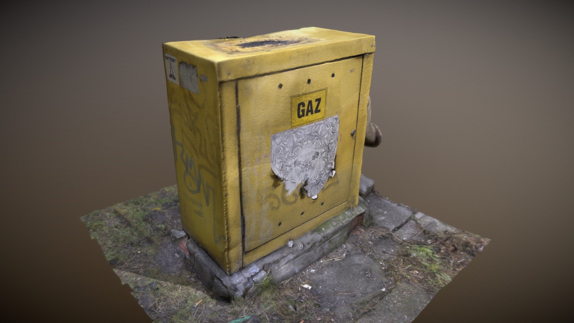 City gas utility box - Download Free 3D model by Numbian [f5e3647 ...