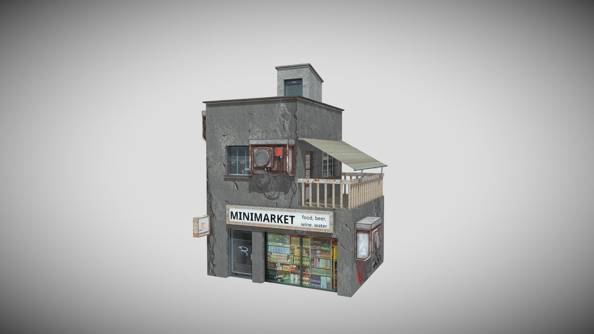 Shop - Download Free 3D model by ilarioseb [f5e53e1] - Sketchfab