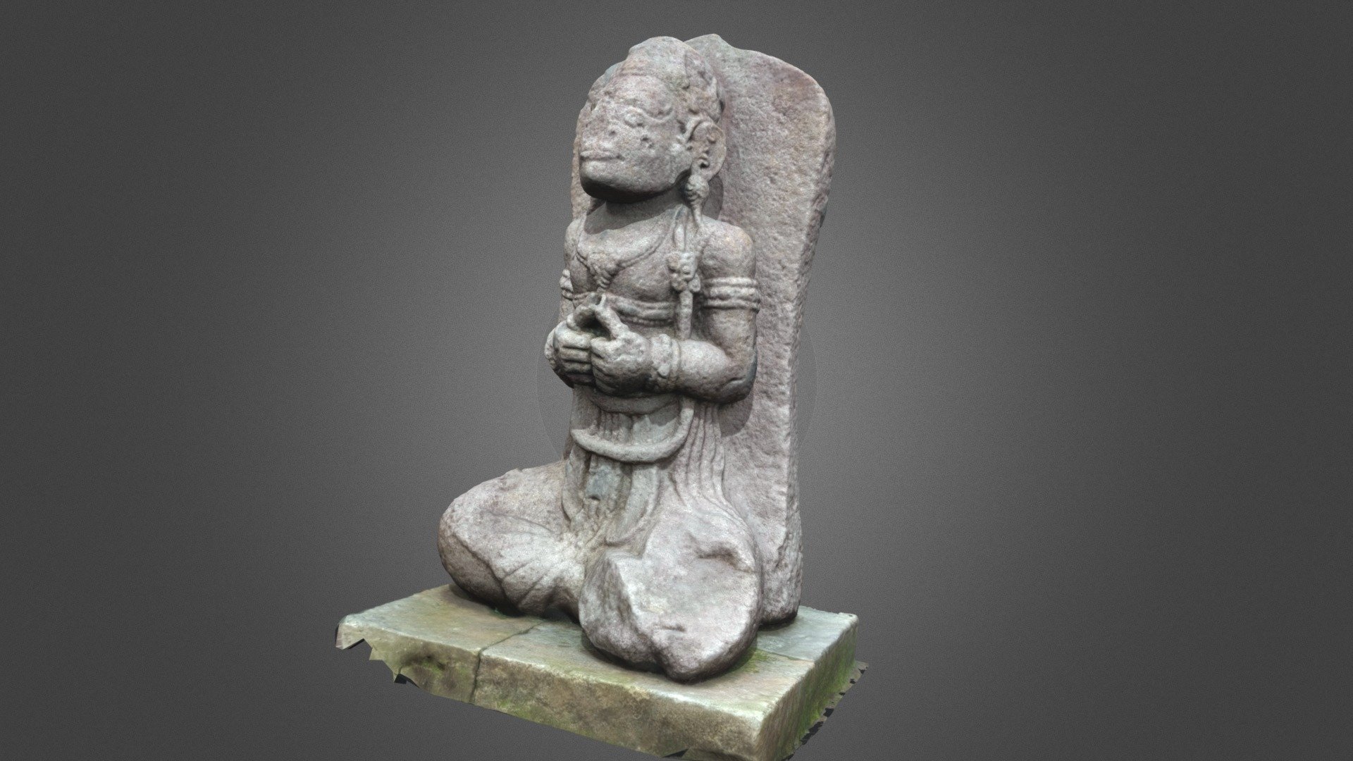 Statue at 7th terrace - 3D model by goenawansambodo [f5e542a] - Sketchfab