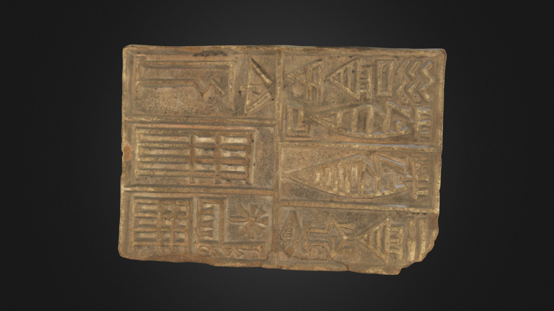 Brick Stamp - 3D model by pennmuseum [f5e5d52] - Sketchfab