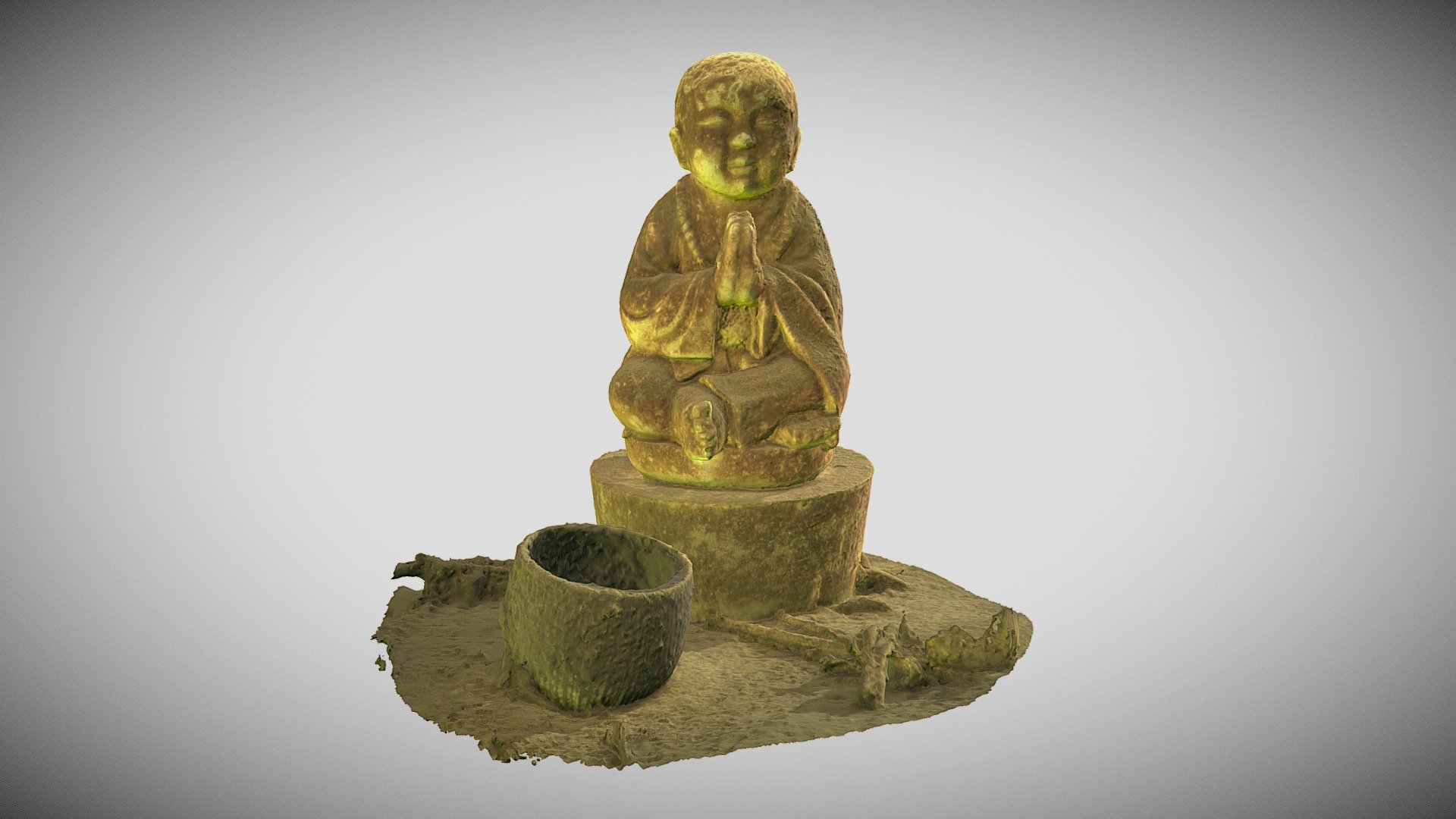Underwater Budda (Buddha) Statue - 3D model by Kacper Sułkowski ...