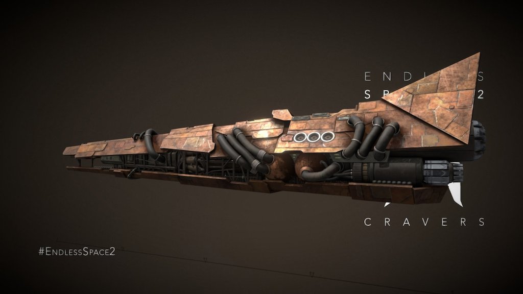 Endless Space 2 - Cravers - Cruiser - 3D model by Amplitude Studios ...