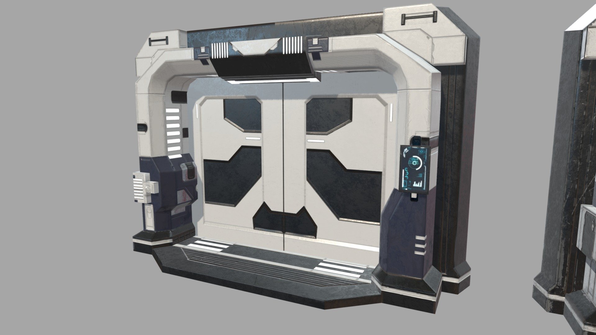 Fantasy Sci-Fi Door 3 - Buy Royalty Free 3D model by Thunderpoly ...