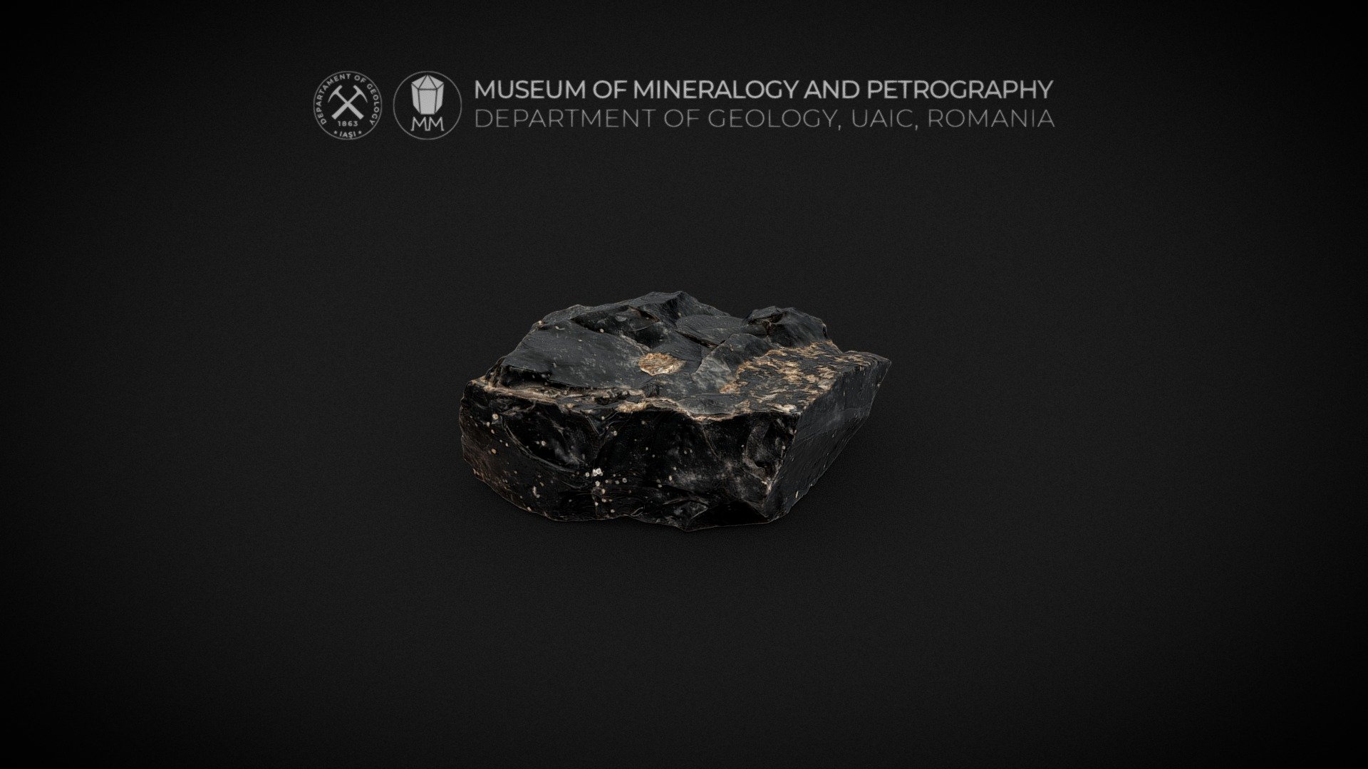 Obsidian with conchoidal fracture - 3D model by Museum of Mineralogy ...