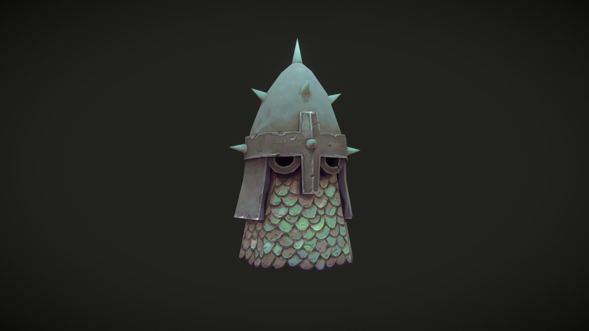 Hand Painted Helmet - 3D model by cam2luxe [f5e8b87] - Sketchfab