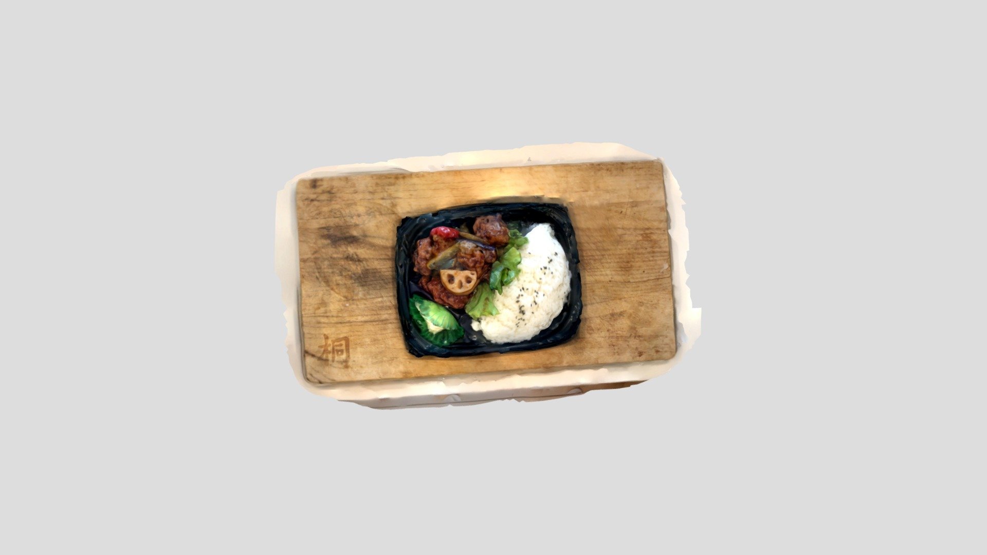 A Bento ( lunch combo) - Download Free 3D model by Jingbari [f5e9751 ...