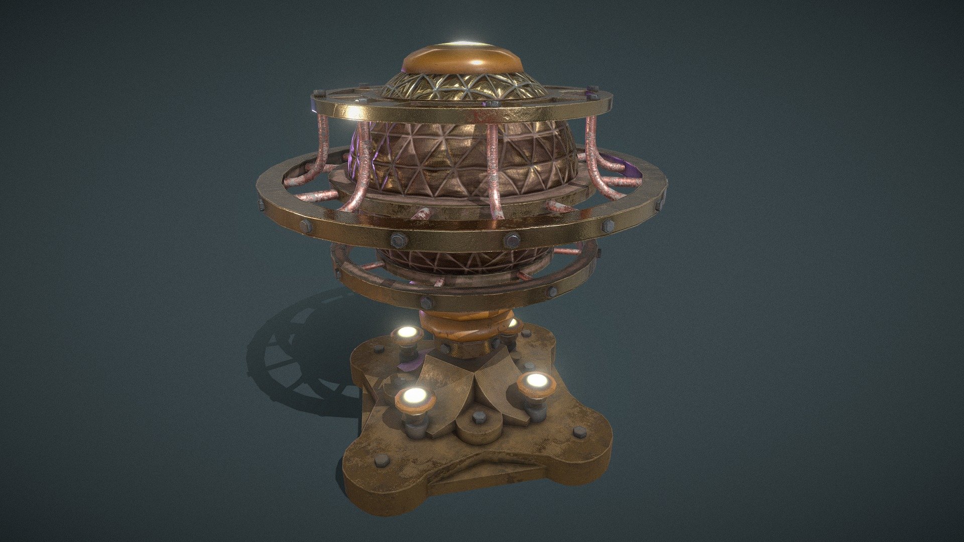 Steampunk Energy Storage - Download Free 3D model by yanix [f5eb5c4 ...