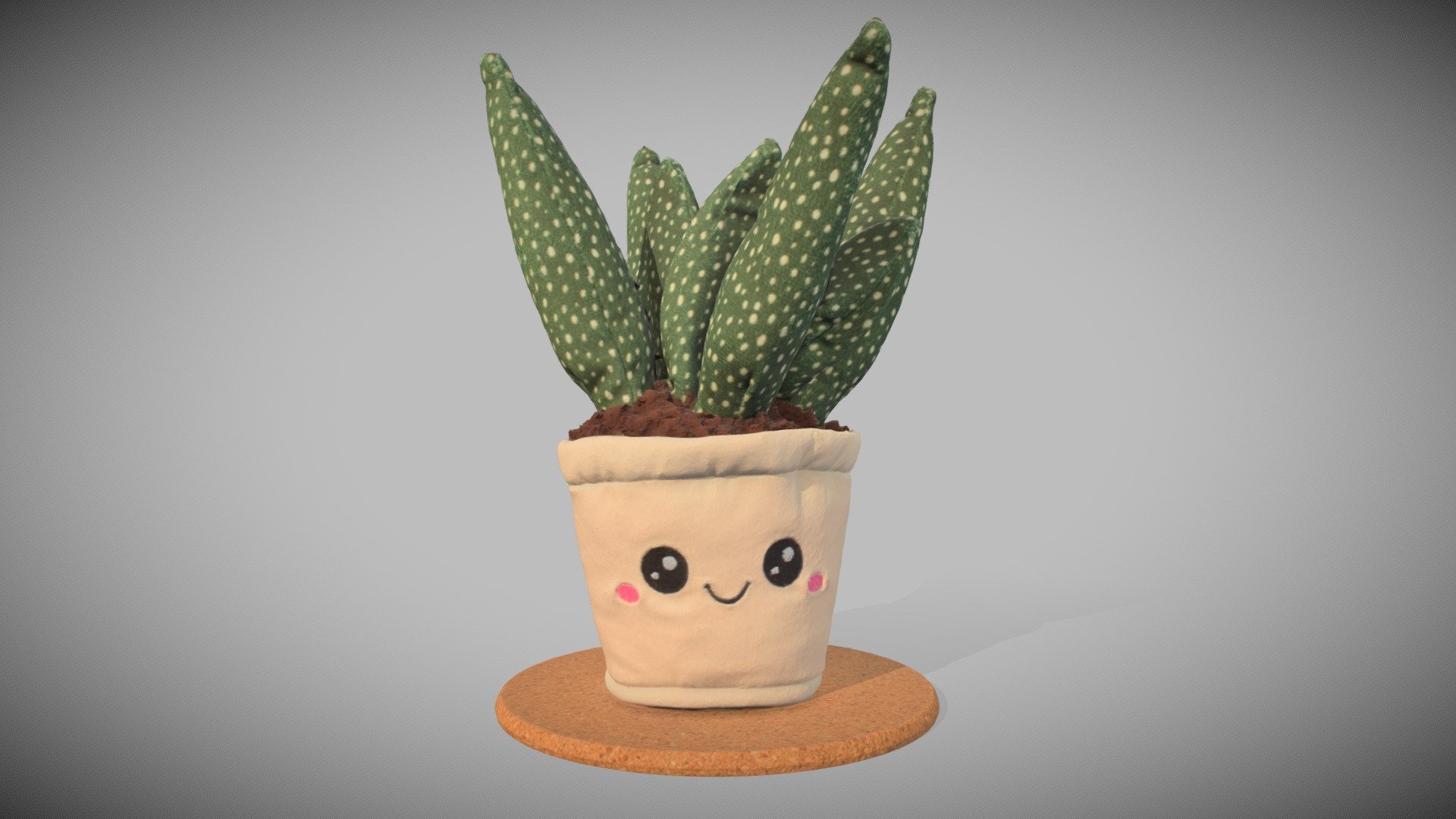 Plush cactus - 3D model by Daniel Brück (@daniel.brueck) [f5ecc0d ...