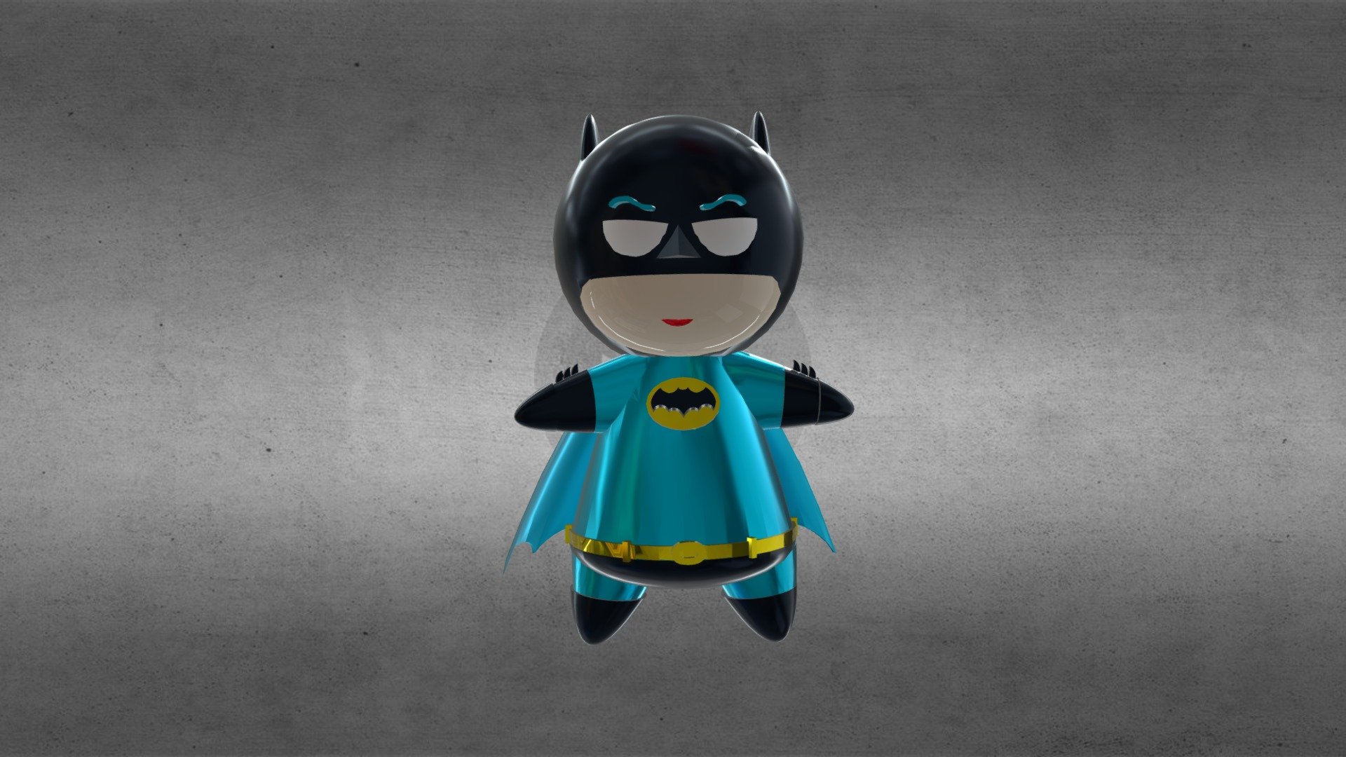 Batman Riru (Poster) 1/36 - 3D model by Fr3akShow [f5ed643] - Sketchfab