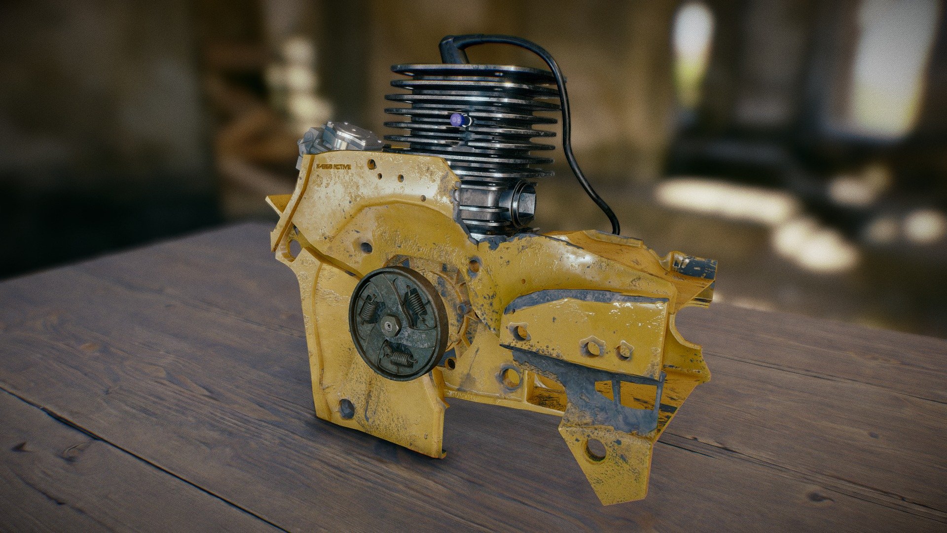 3ds max chain saw engine fbx viewer - Buy Royalty Free 3D model by ...