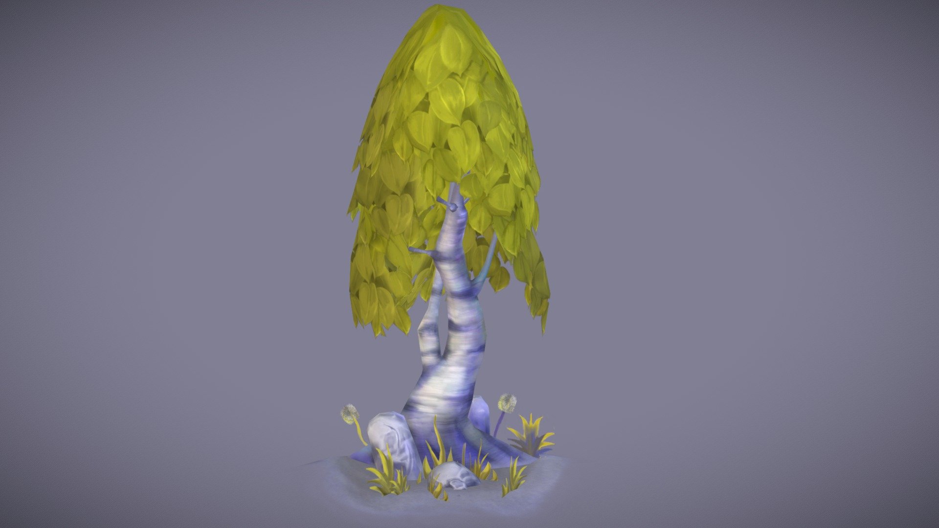 Stylized Tree - 3D model by kammadova [f5eed29] - Sketchfab