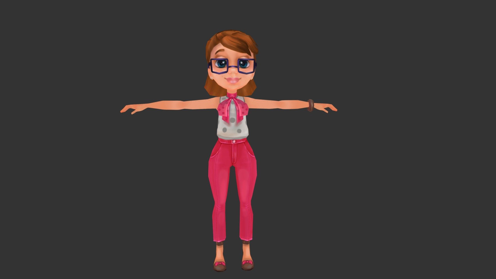 Cartoon character - 3D model by YanaYanchuk [f5ef670] - Sketchfab