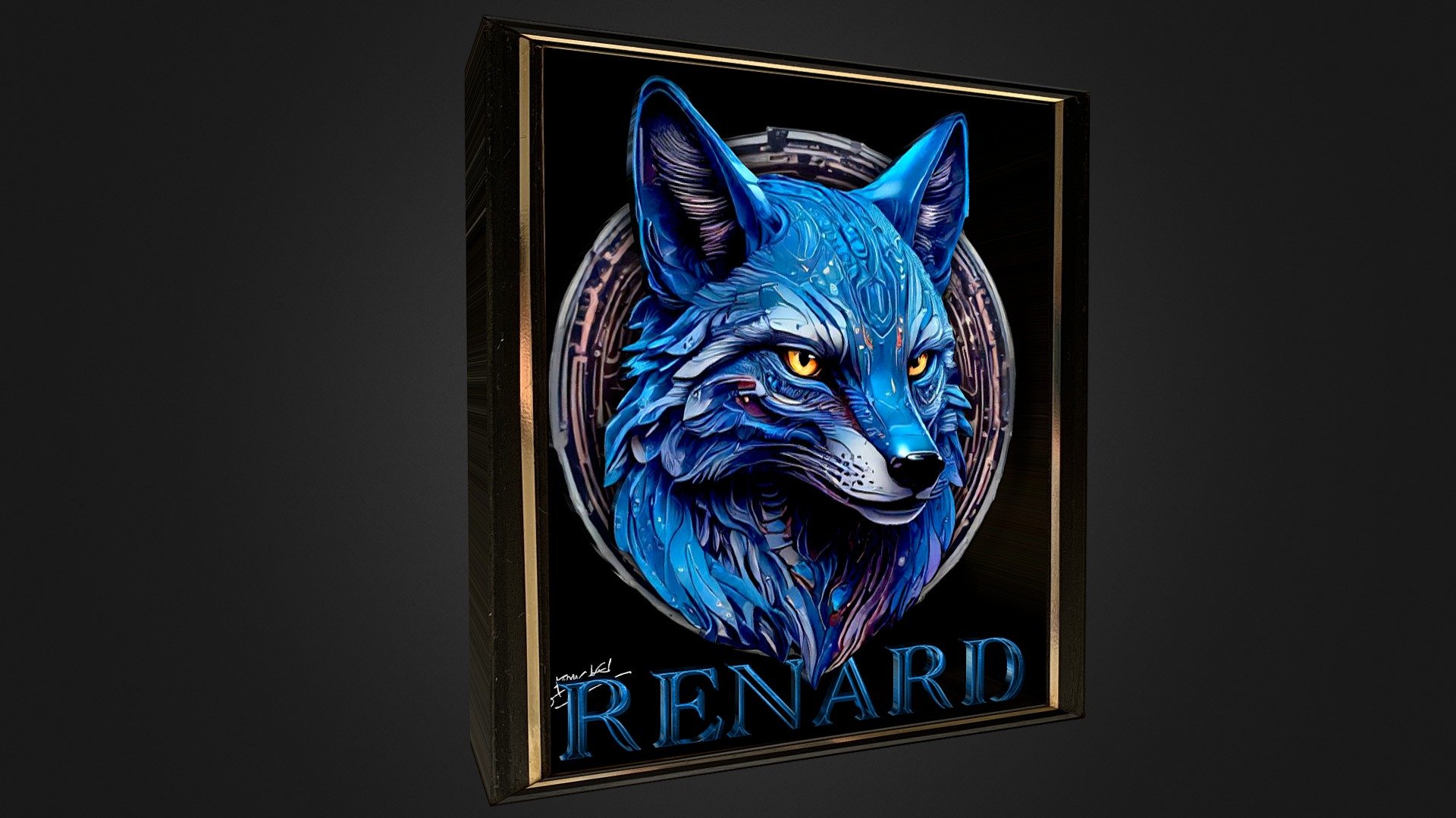 Renard v1 - 3D model by Art-Conan [f5ef9a4] - Sketchfab