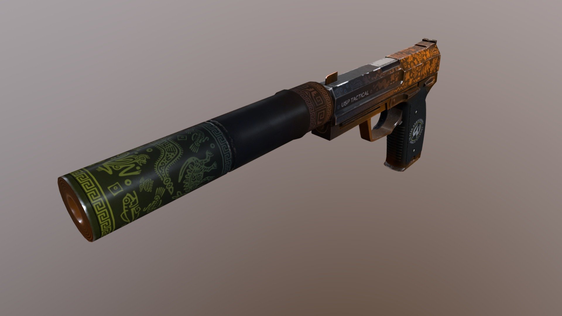 USP-S | Primal - 3D model by VictorFrame (@artboorger) [f5f12b8 ...