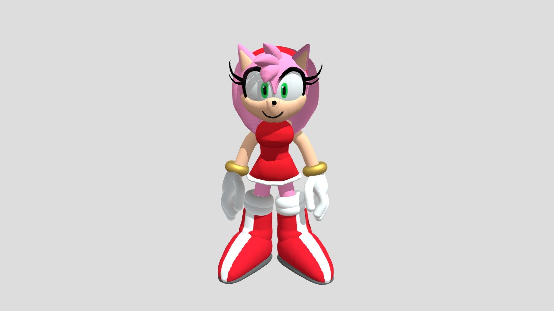 Amy Rose The Hedgehog - Download Free 3D model by NexusSpeedster ...