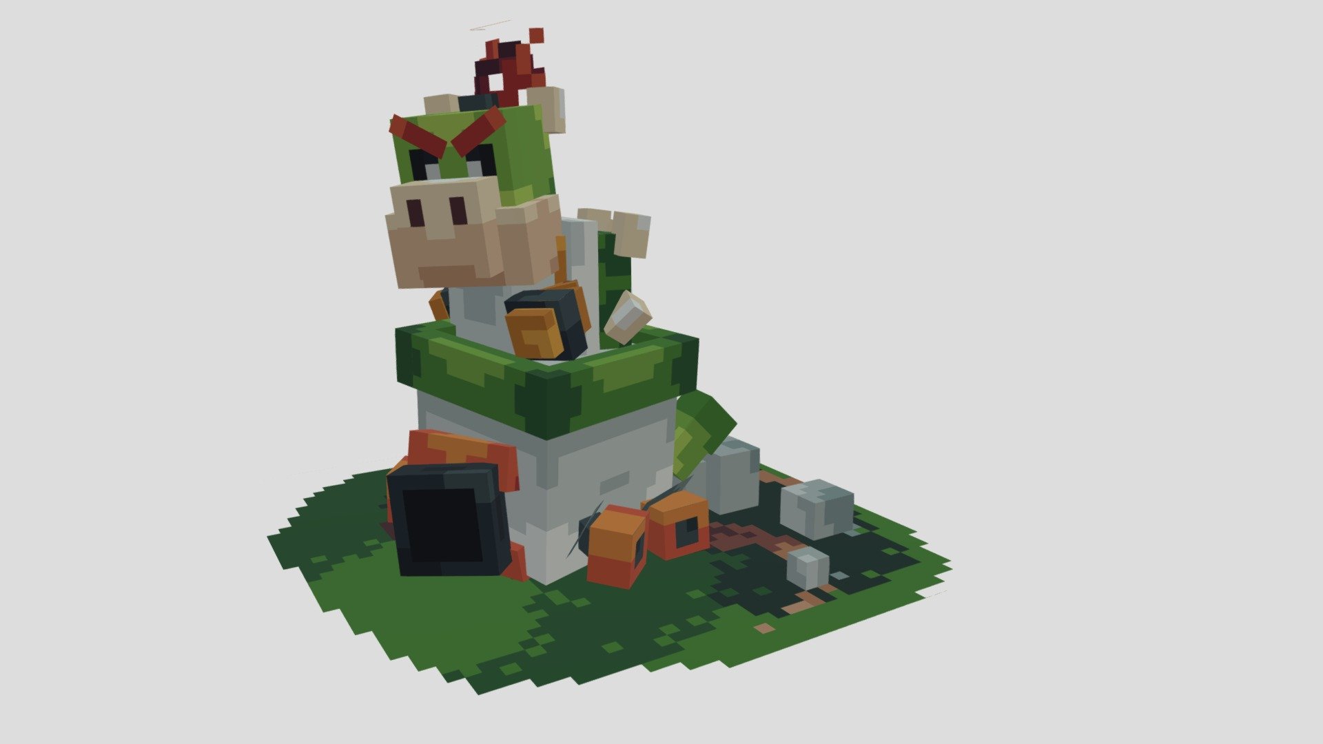 Bowser JR - 3D model by xdarkchaosx [f5f1e18] - Sketchfab