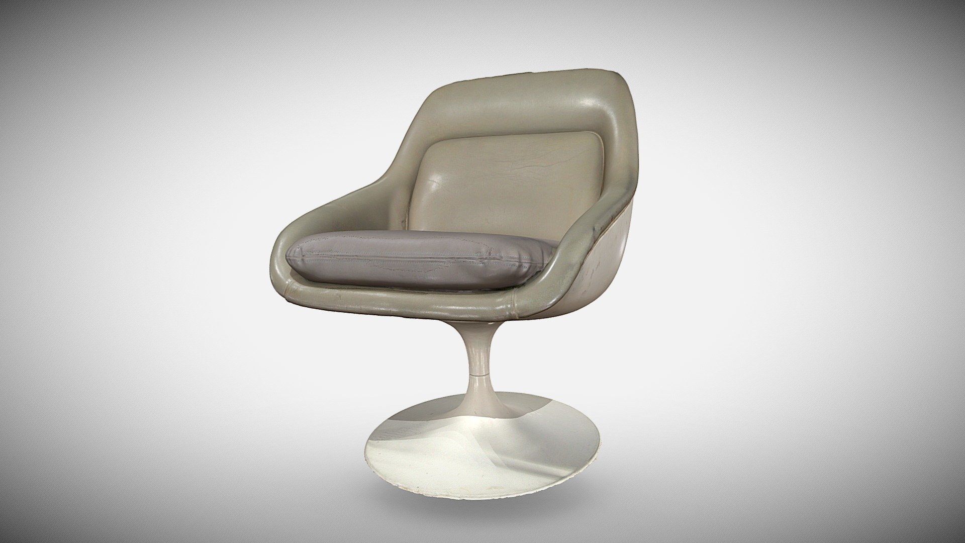 Swivel chair from QE2 - 3D model by Southampton Cultural Services ...