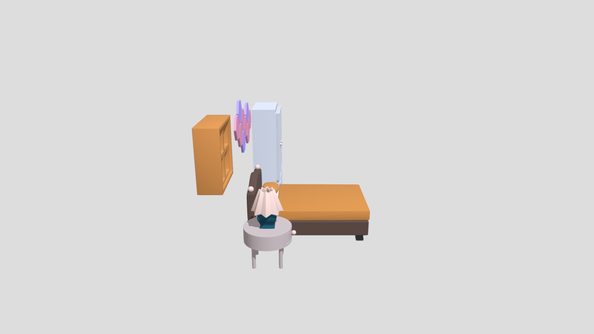 Bedroom Fluff Design Seperated - 3D model by blueblob2134 [f5f472c ...