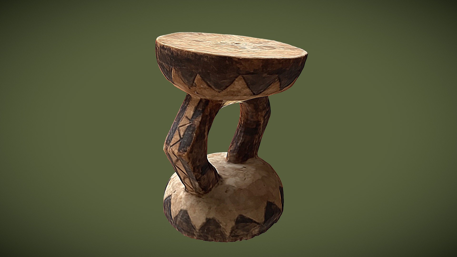 Traditional Stool - Download Free 3D model by Frank.Postma [f5f4cf1 ...