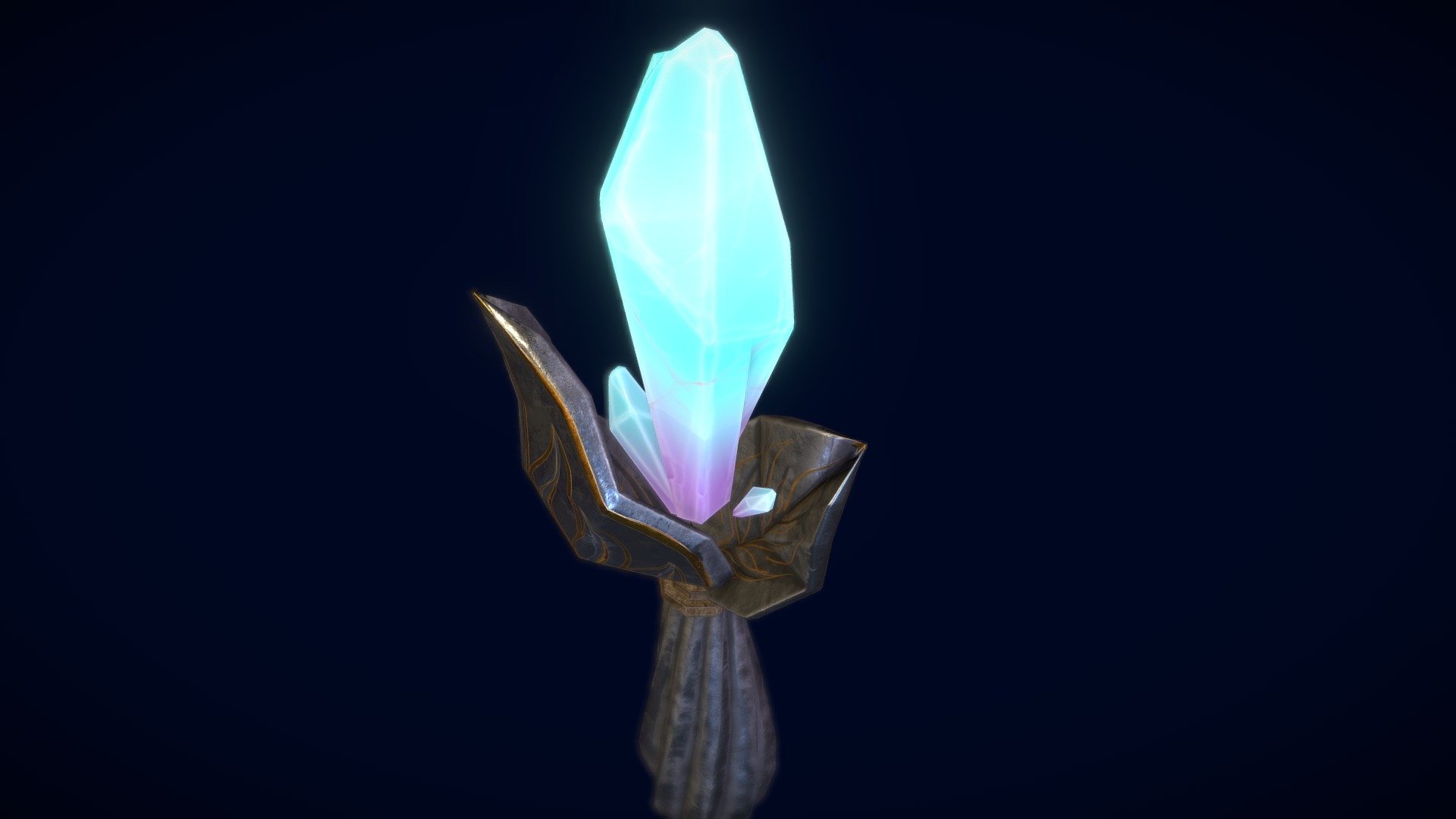 Crystal Lamp - 3D model by Yprasun [f5f5456] - Sketchfab