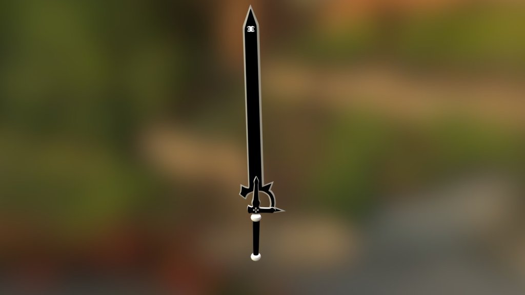 Elucidator (Kirito's Blade) - 3D model by astraal [f5f5974] - Sketchfab