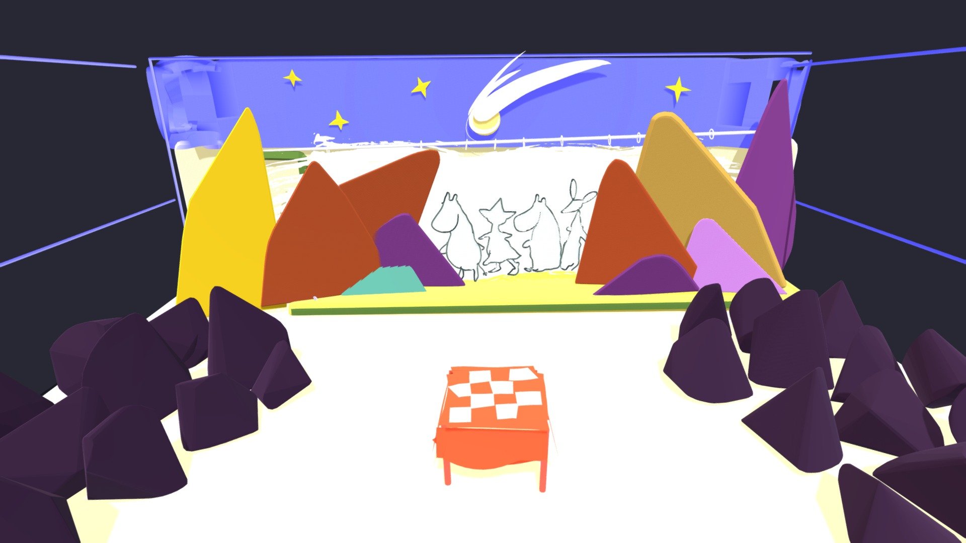 Moomins and the Comet - Download Free 3D model by Olga Nabatova ...