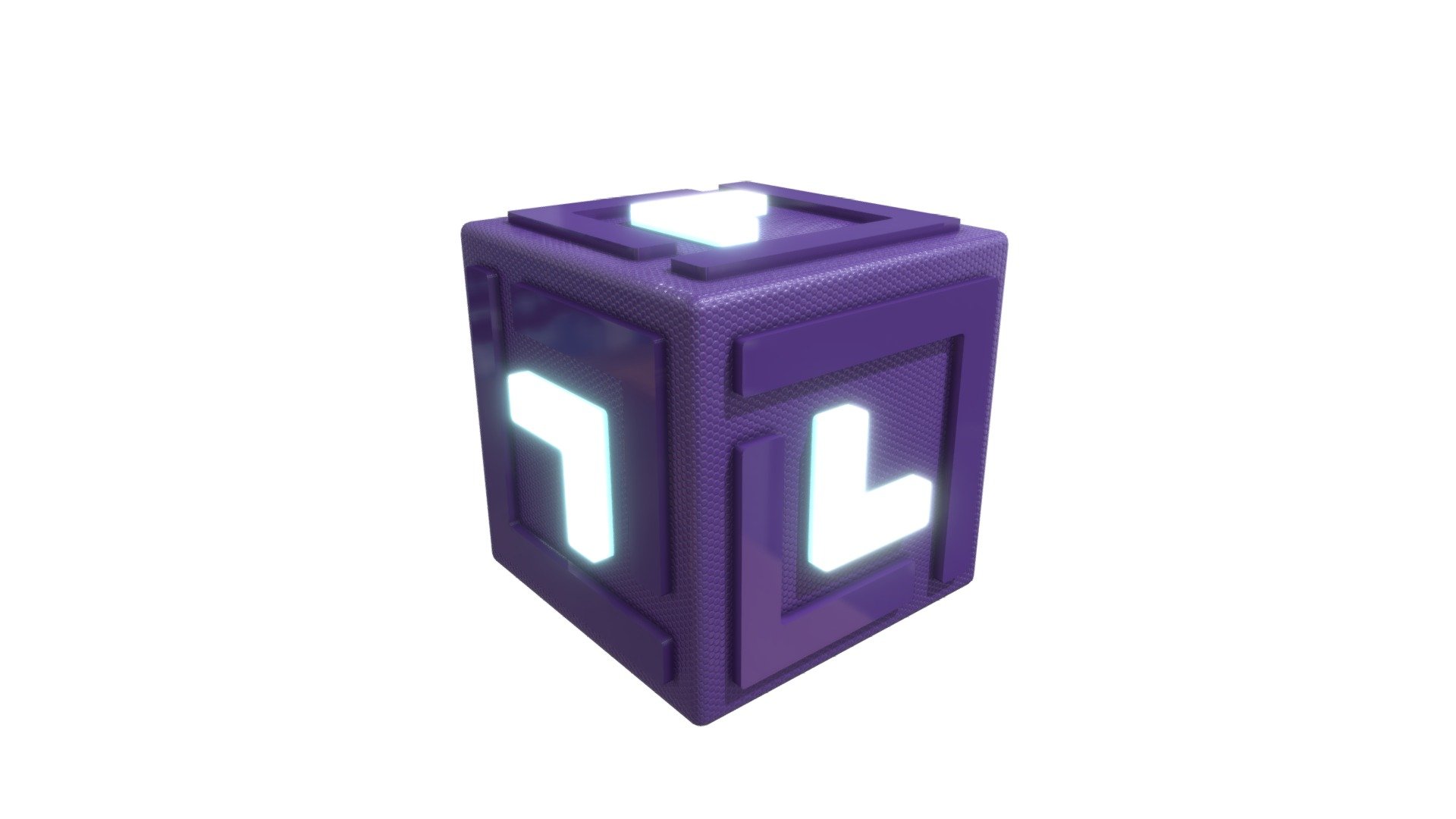Purple Cube - 3D model by jstabe [f5f7a02] - Sketchfab
