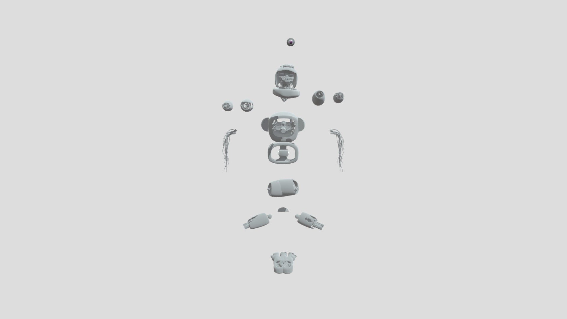 Withered Chica The Chicken (Port For Prisma 3D) - Download Free 3D ...