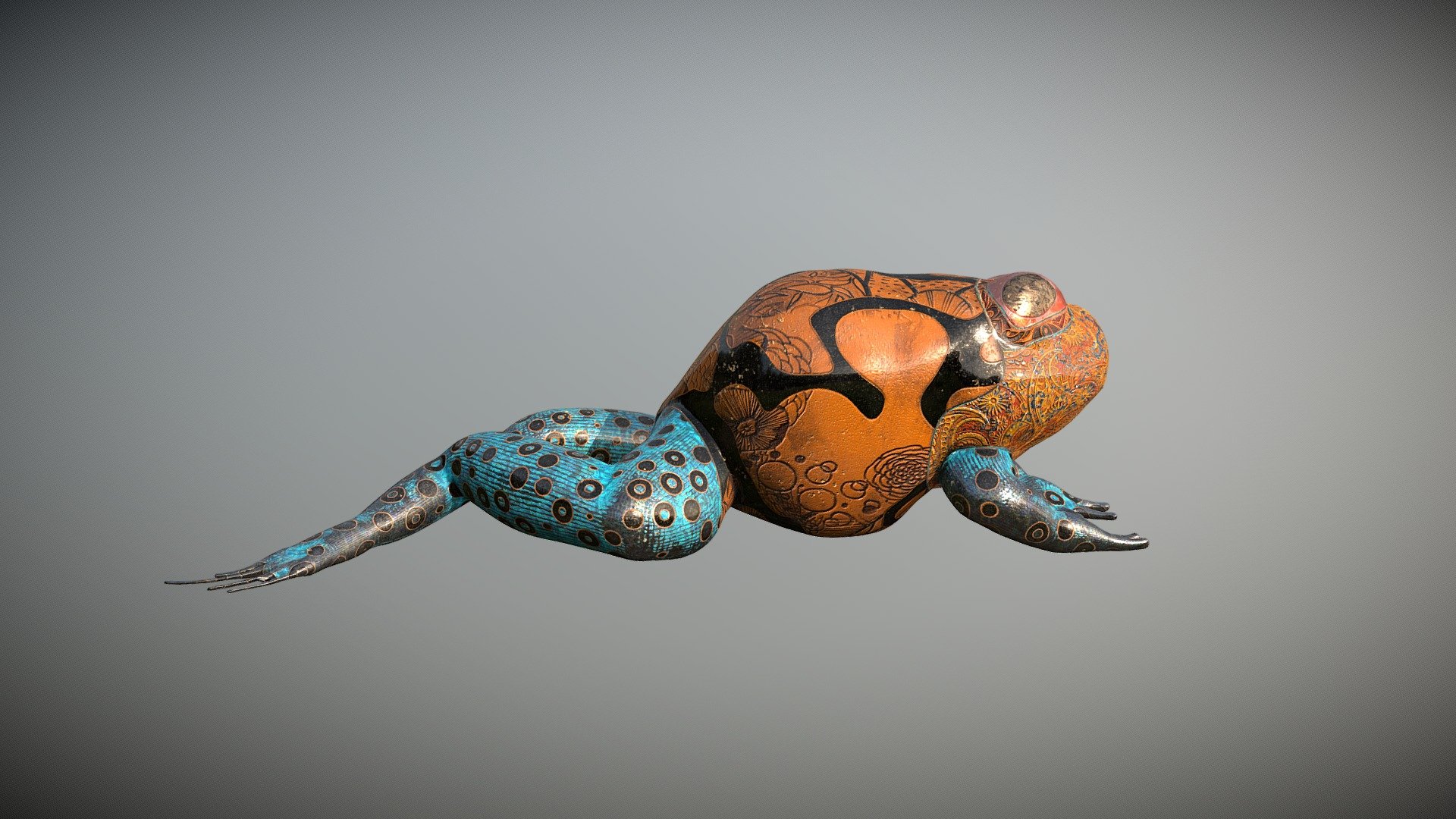 Frog - Download Free 3D model by stuart_lynch [f5f8403] - Sketchfab