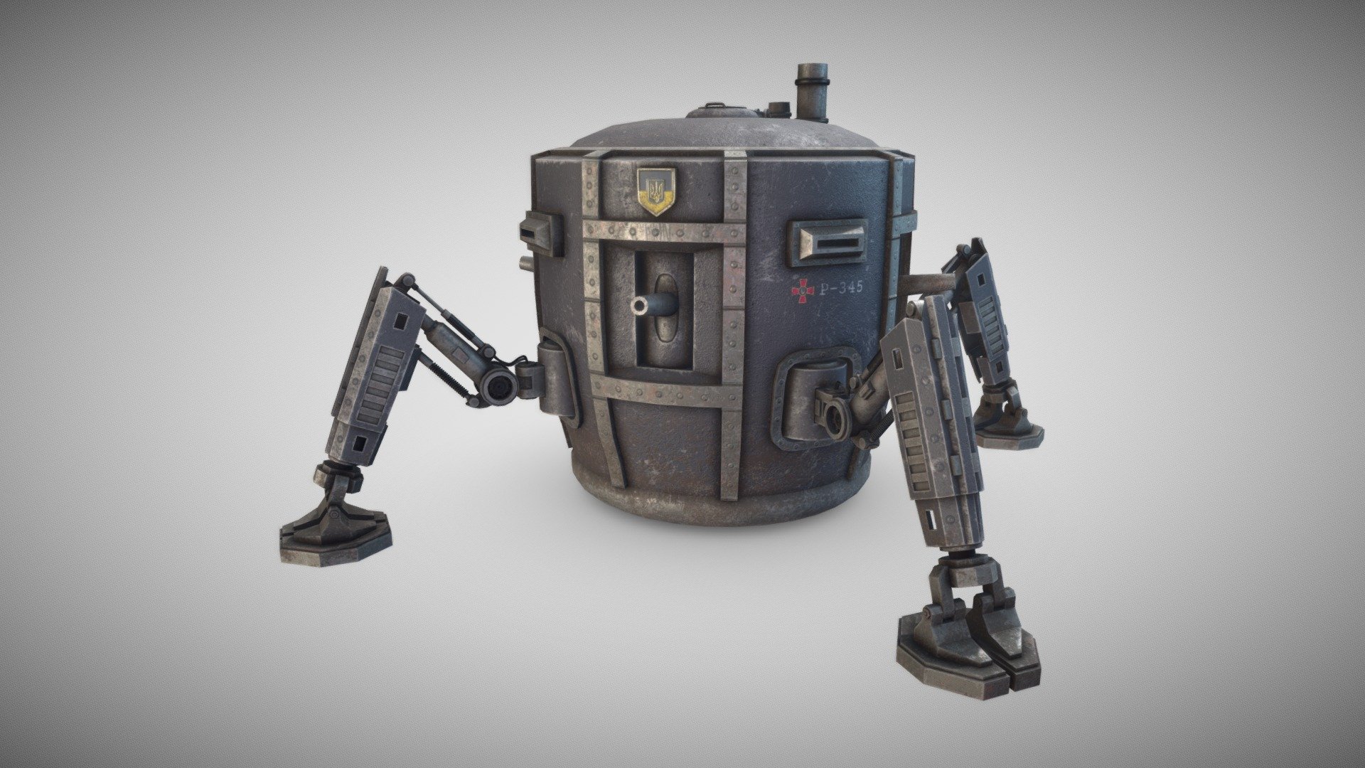 Walker tank - 3D model by Nicolas_Vandendriessche [f5f9b0f] - Sketchfab