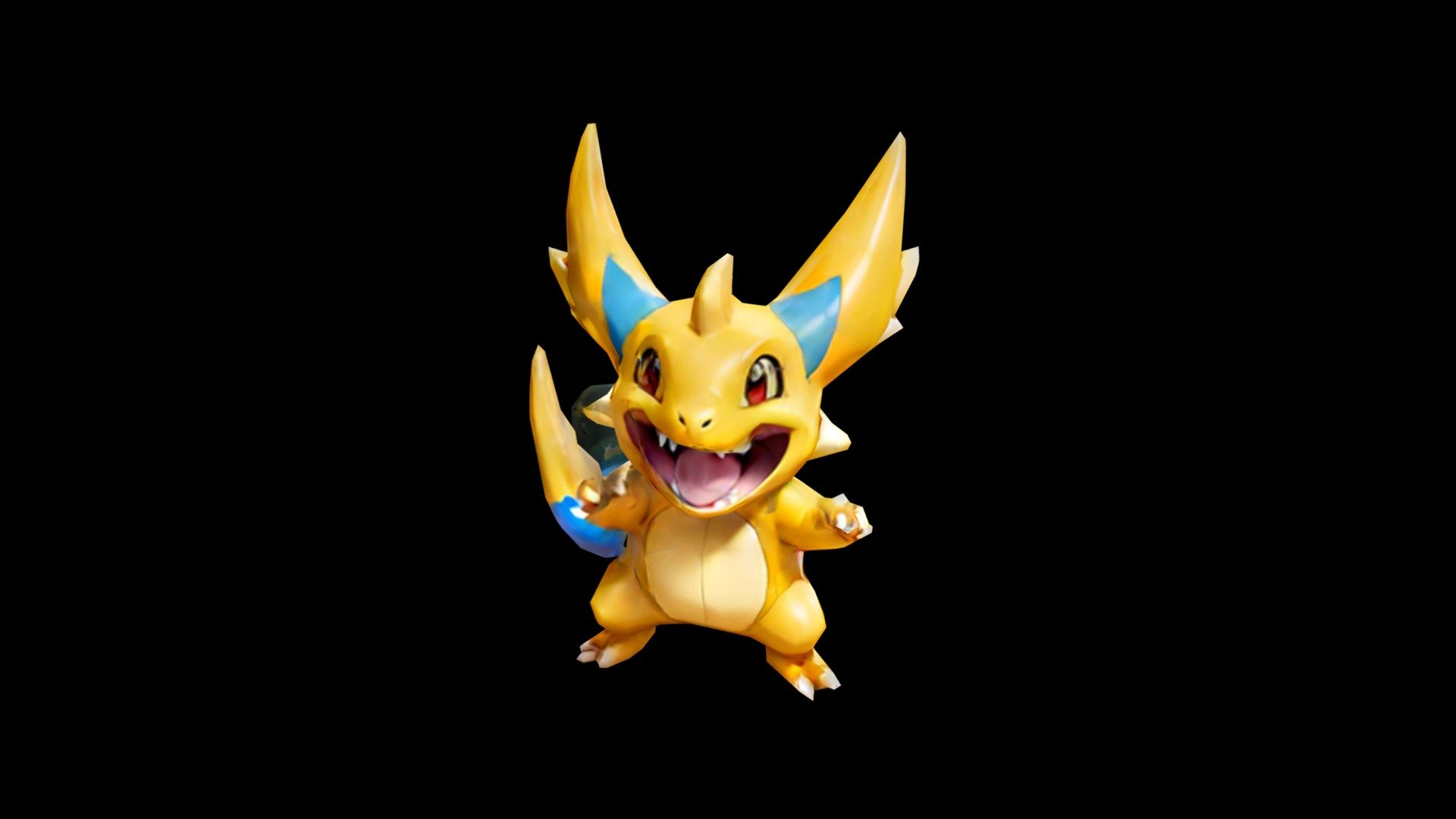 "Fawnie the Smiling Sprite A Cartoon Character I - Download Free 3D ...