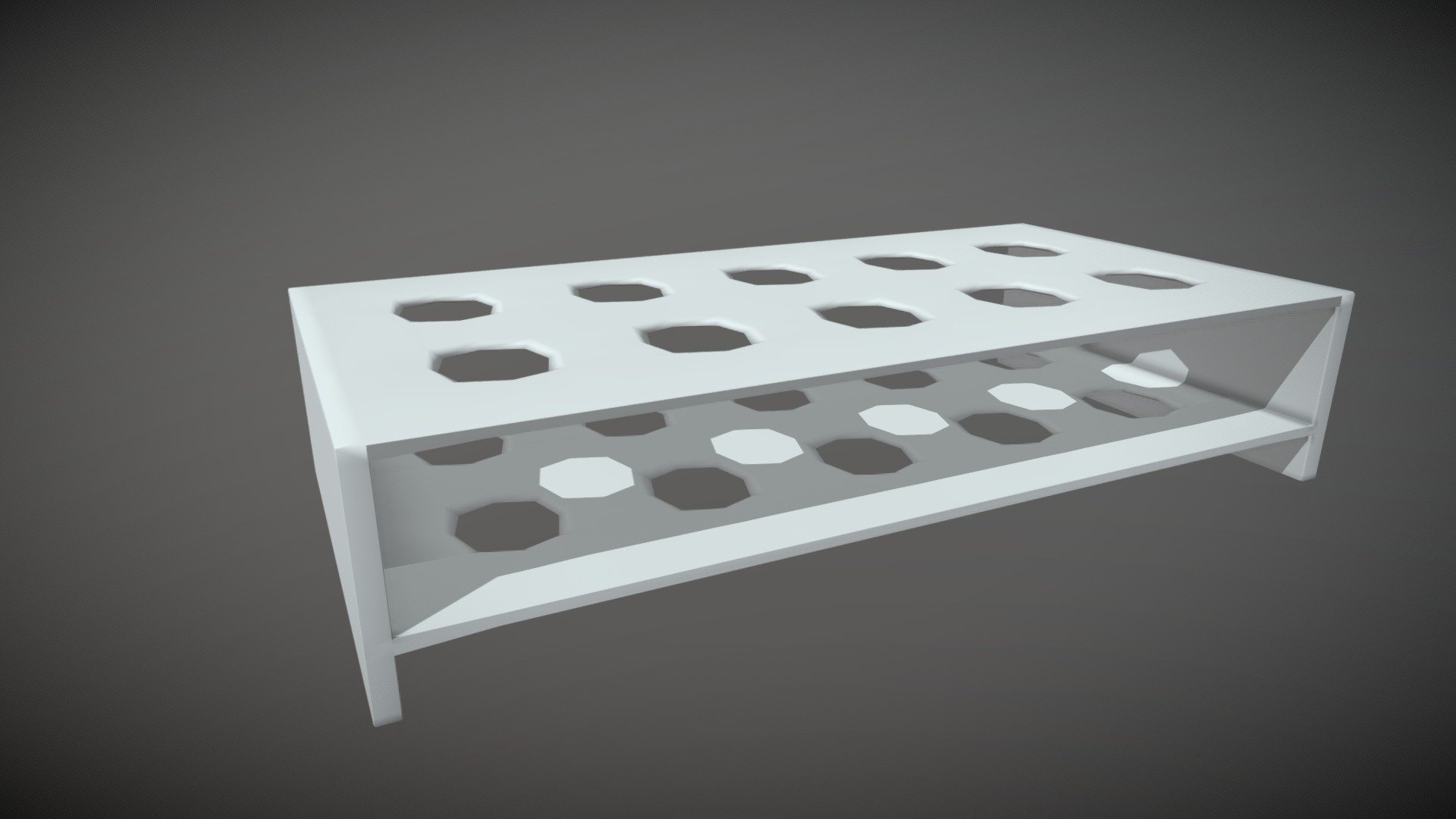Test Tube Stand - Download Free 3D model by C (@C44t) [f5faac2] - Sketchfab