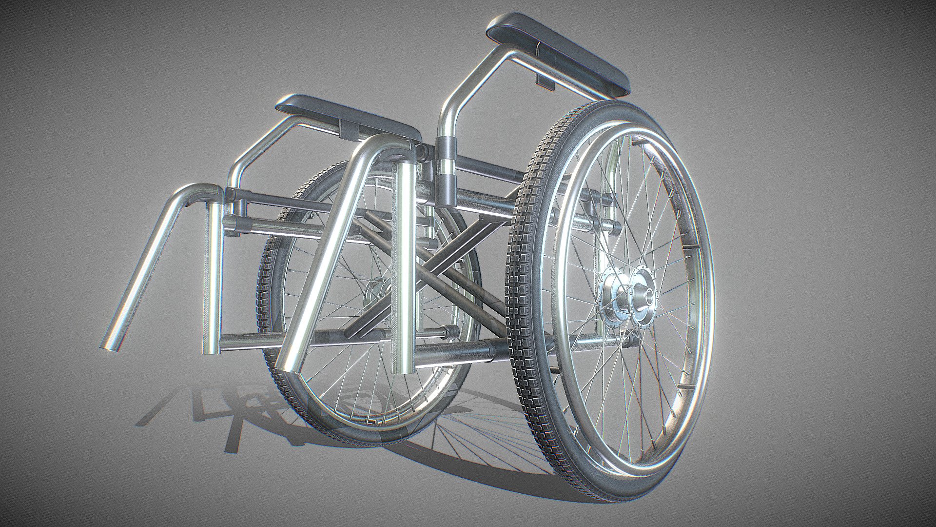 Wheelchair (WIP-2) - Buy Royalty Free 3D model by VIS-All-3D (@VIS-All ...