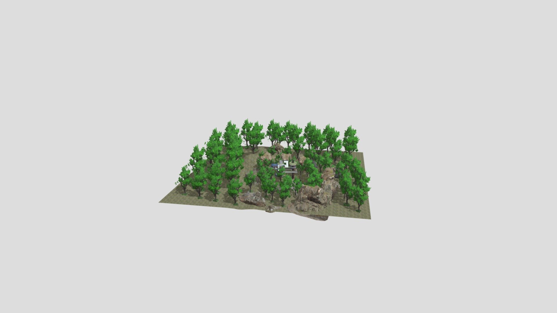 House NFT FOREST - 3D model by Opaleisopale [f5facc9] - Sketchfab