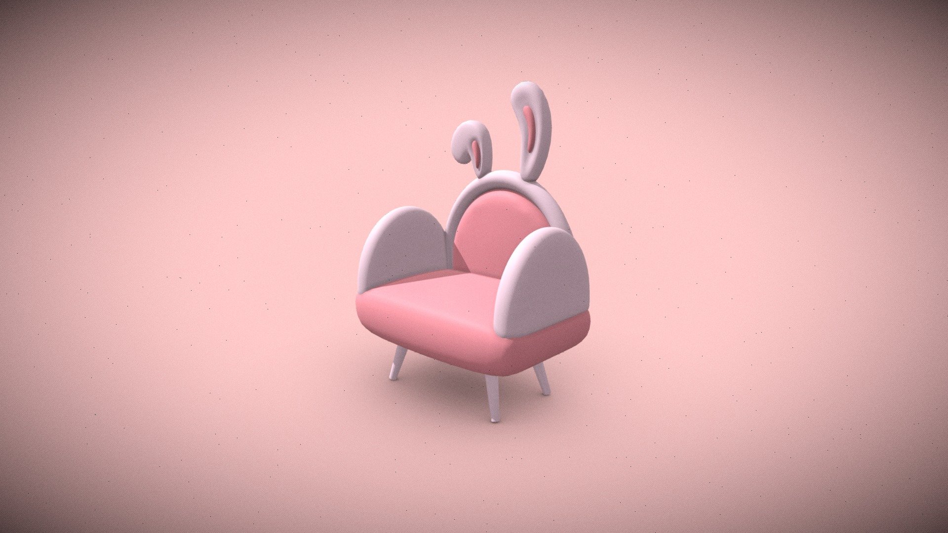 Stylized Bunny chair - Buy Royalty Free 3D model by wingstech.3d ...
