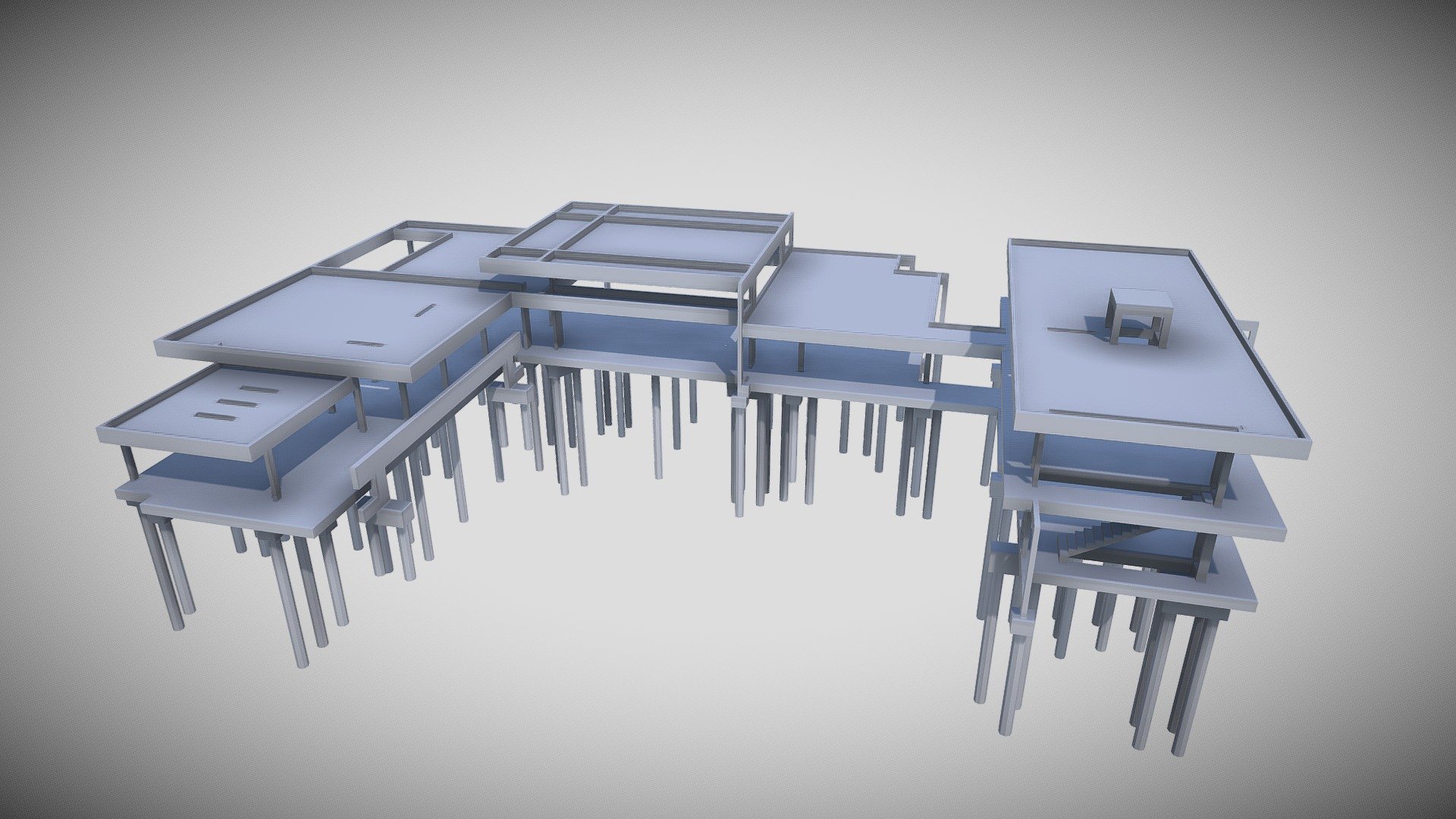 Estrutural Rodrigo Alcântara - 3D model by EAS Engenharia de Estruturas ...