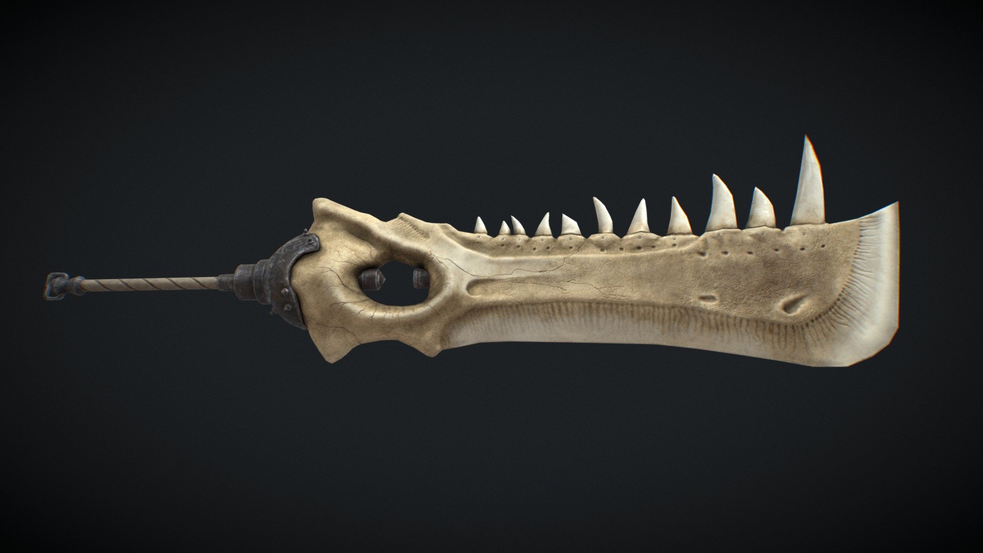 Jawblade - Greatsword - 3D model by Fatih Yavuz (@fatihyavuz) [f5fcb9a ...