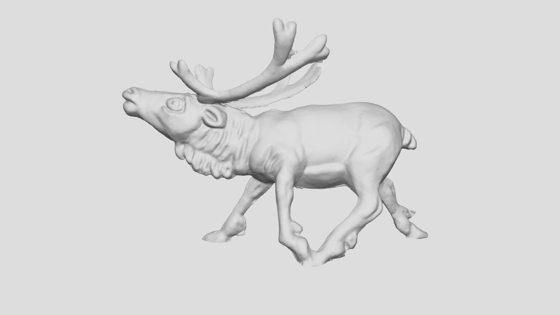 Elk/Moose 3D scanned toy - Download Free 3D model by OpenScan [f5fd247 ...