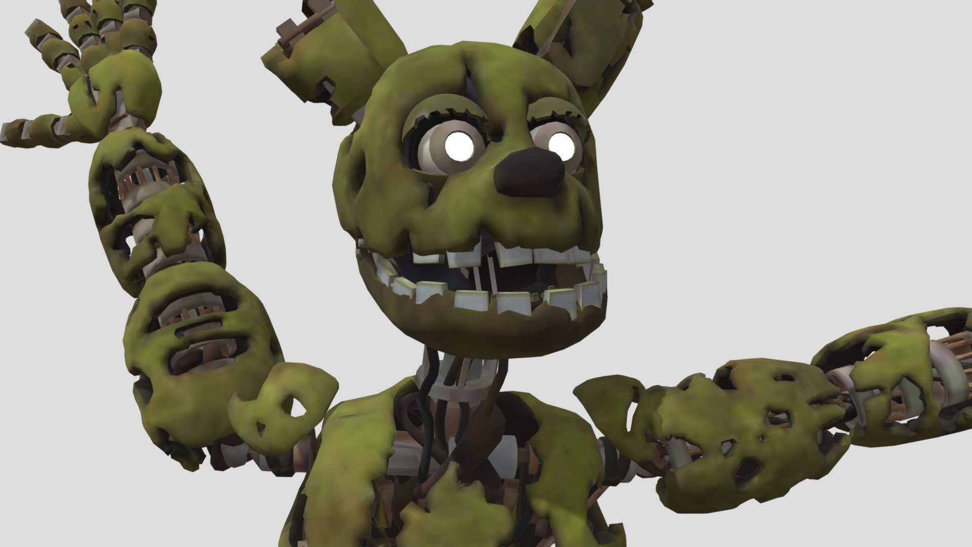 FNASM:Springtrap Jumpscare - Download Free 3D model by OrangeSauceu [f5fdbb3] - Sketchfab
