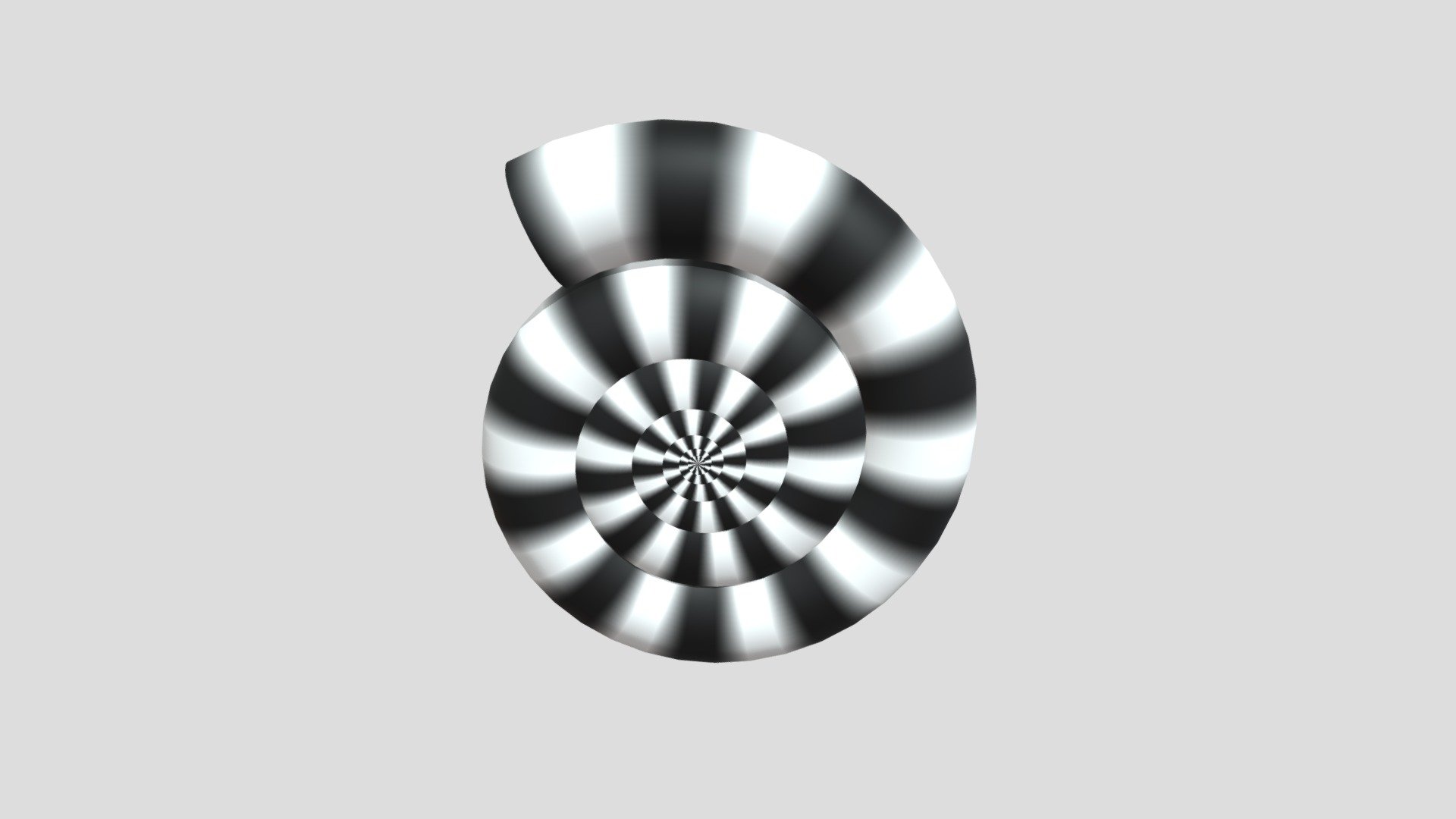 Logarithmic spiral with checkers - Download Free 3D model by matas ...